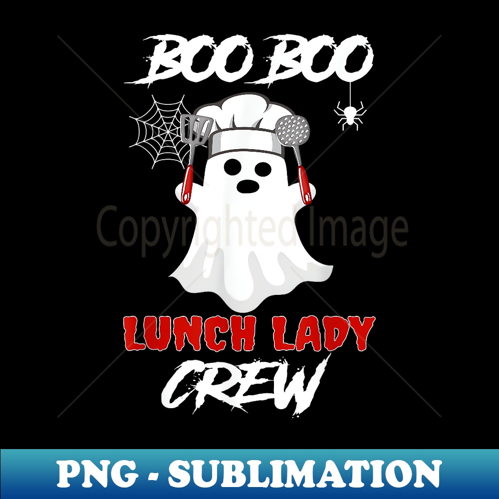 Halloween Ghost Chef Funny Boo Lunch Lady Cafeteria Costume | Inspire ...