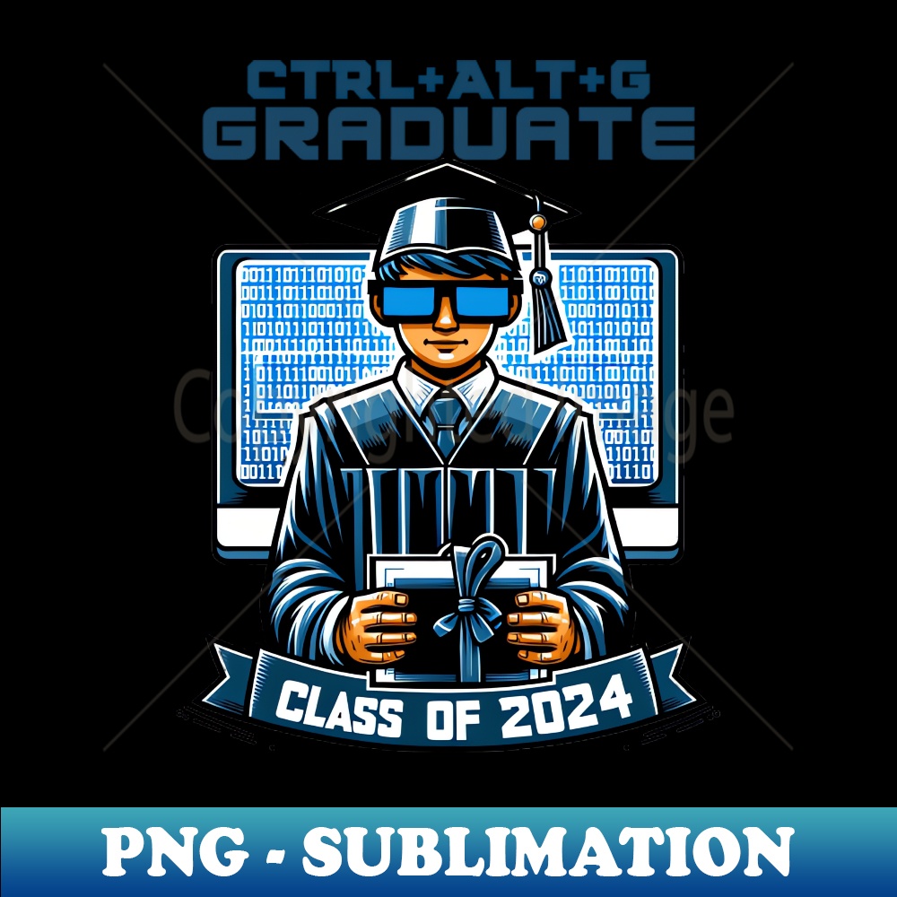 Tech-Savvy Graduate Binary Code Diploma Design - Decorative | Inspire Uplift