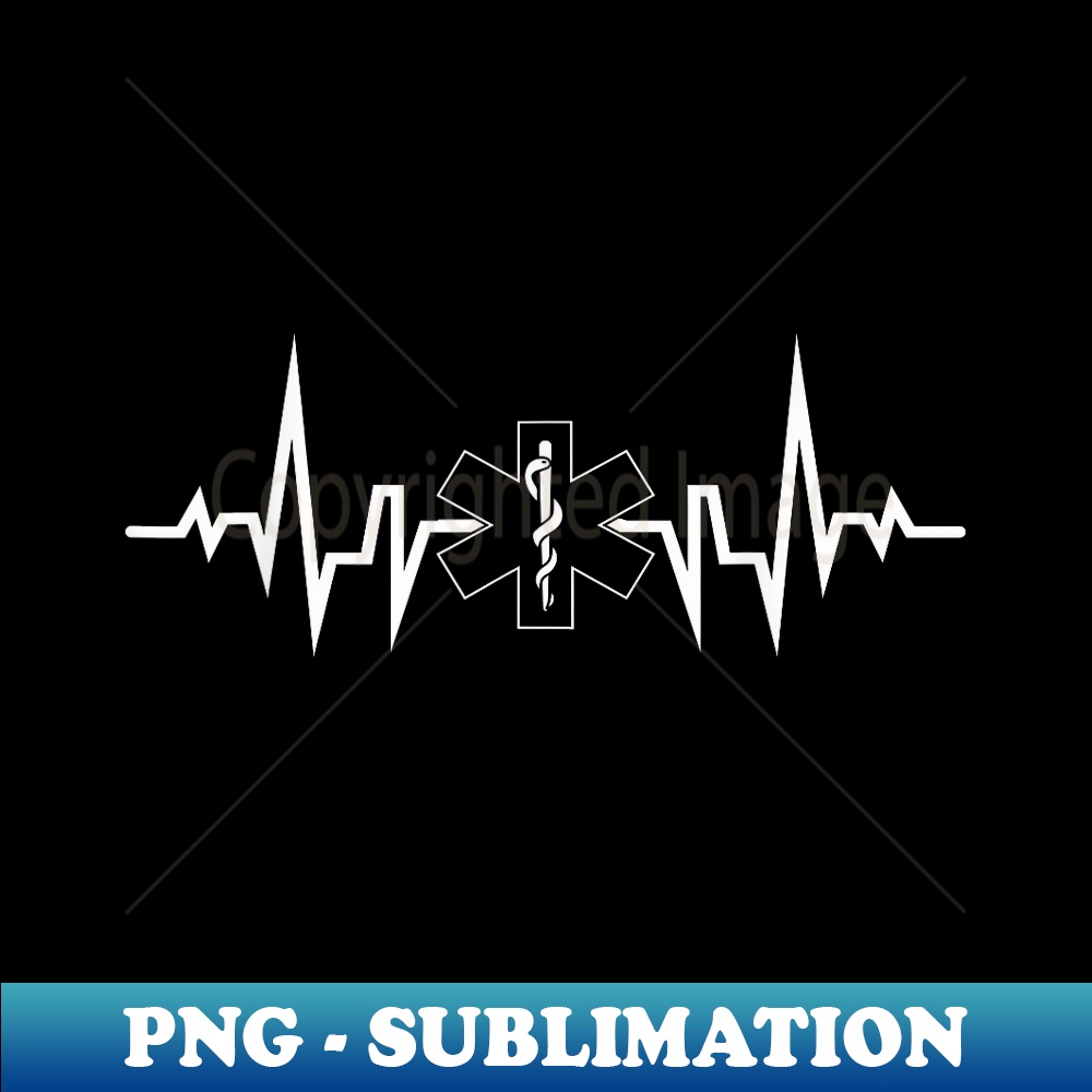Paramedic Star of Life Heartbeat Emergency EMT - Aesthetic S | Inspire ...