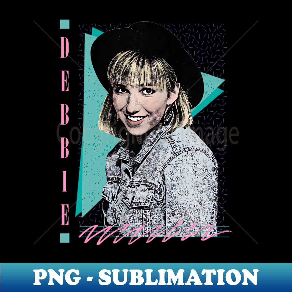 Debbie Gibson 80s Styled Aesthetic Design - PNG Transparent | Inspire ...
