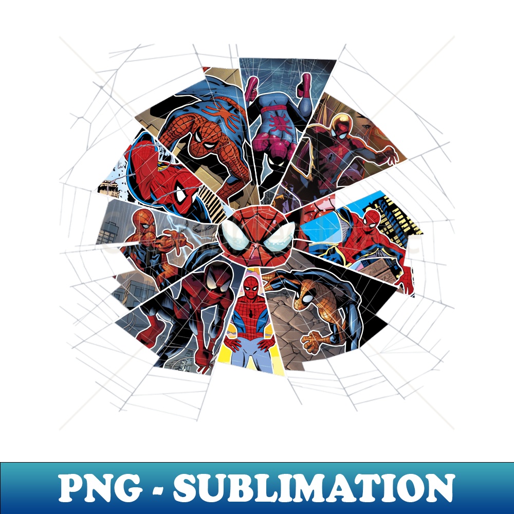 Marvel Spider-Man 60th Anniversary Spidey Spiderweb Panels - | Inspire ...