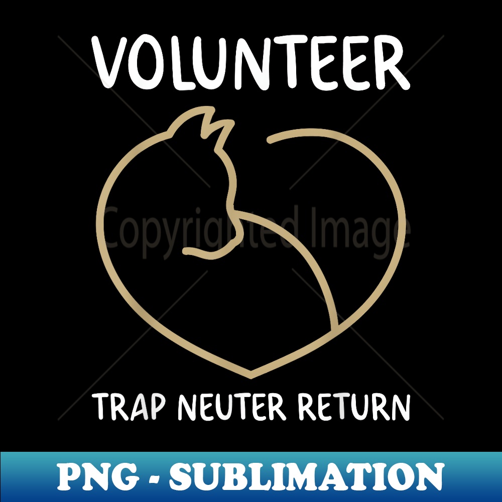 Volunteer Trap Neuter Return Stray Cat Heart Silhouette TNR | Inspire ...