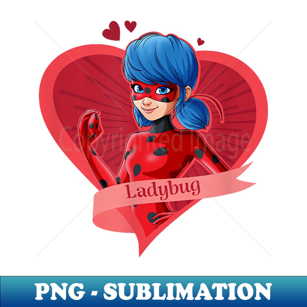 Miraculous Ladybug Valentine's Day Love from Ladybug - PNG T | Inspire ...