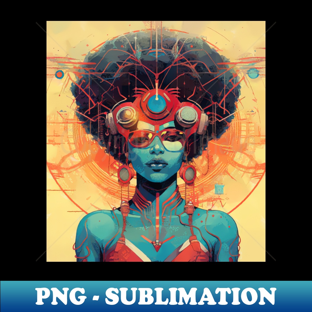 Afro futurism - Digital Sublimation Download File - Fashiona | Inspire ...