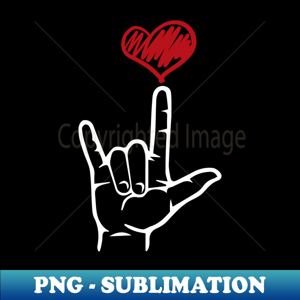 ASL I Love You Hand Heart American Sign Language - Exclusive | Inspire ...