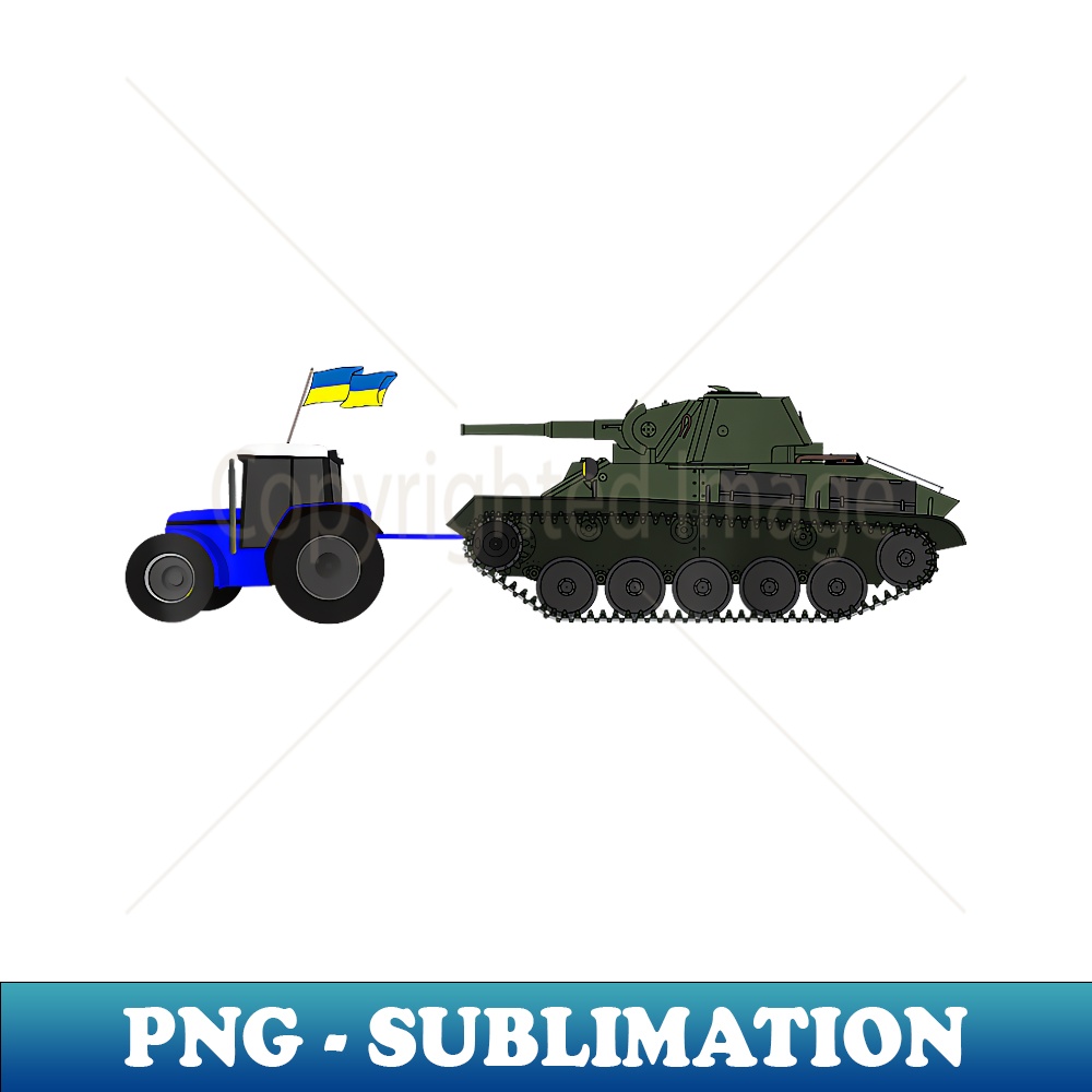 Ukrainian Tractor Pulling Tank With Ukraine Flag - Modern Su | Inspire ...