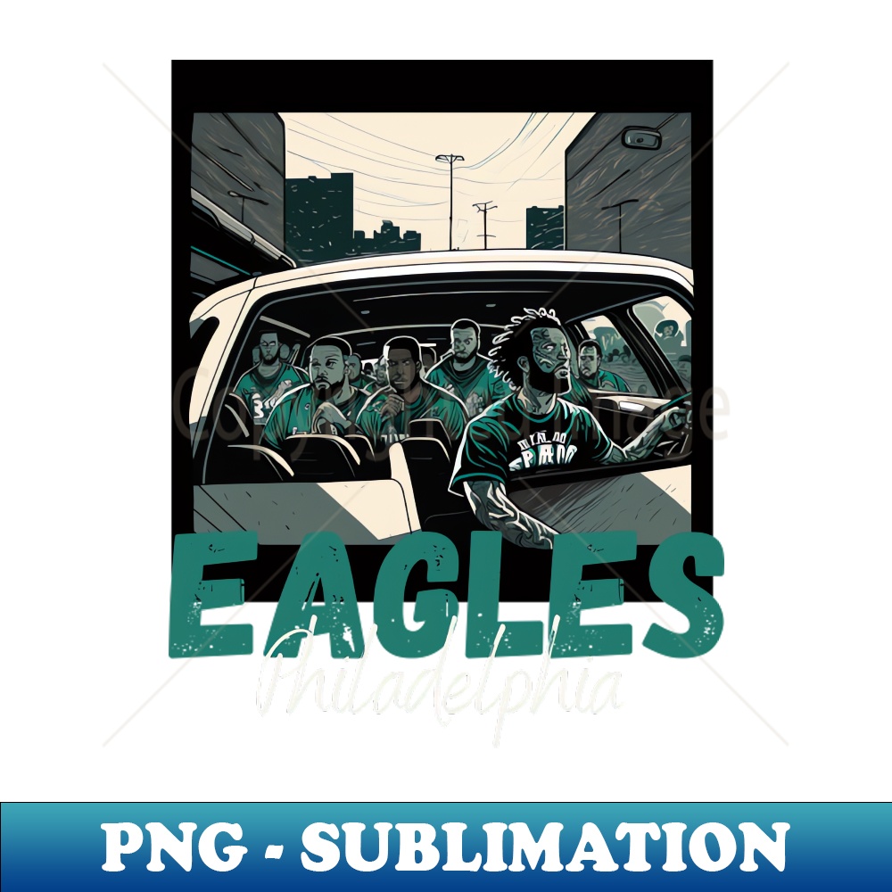 Philadelphia eagles football player graphic design cartoon s | Inspire ...