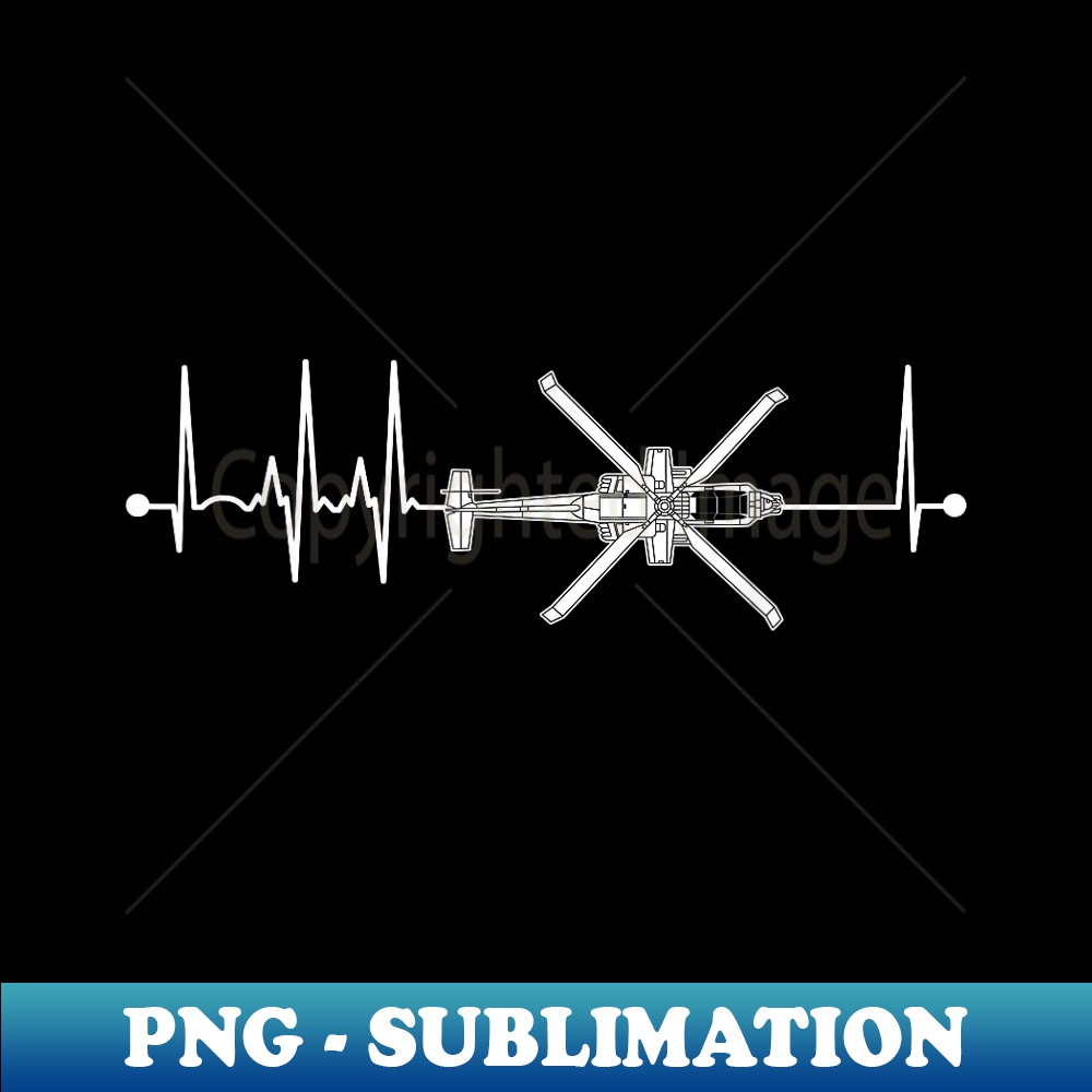 AH64 Apache Heartbeat EKG Pulse Military Helicopter Pilot - | Inspire ...