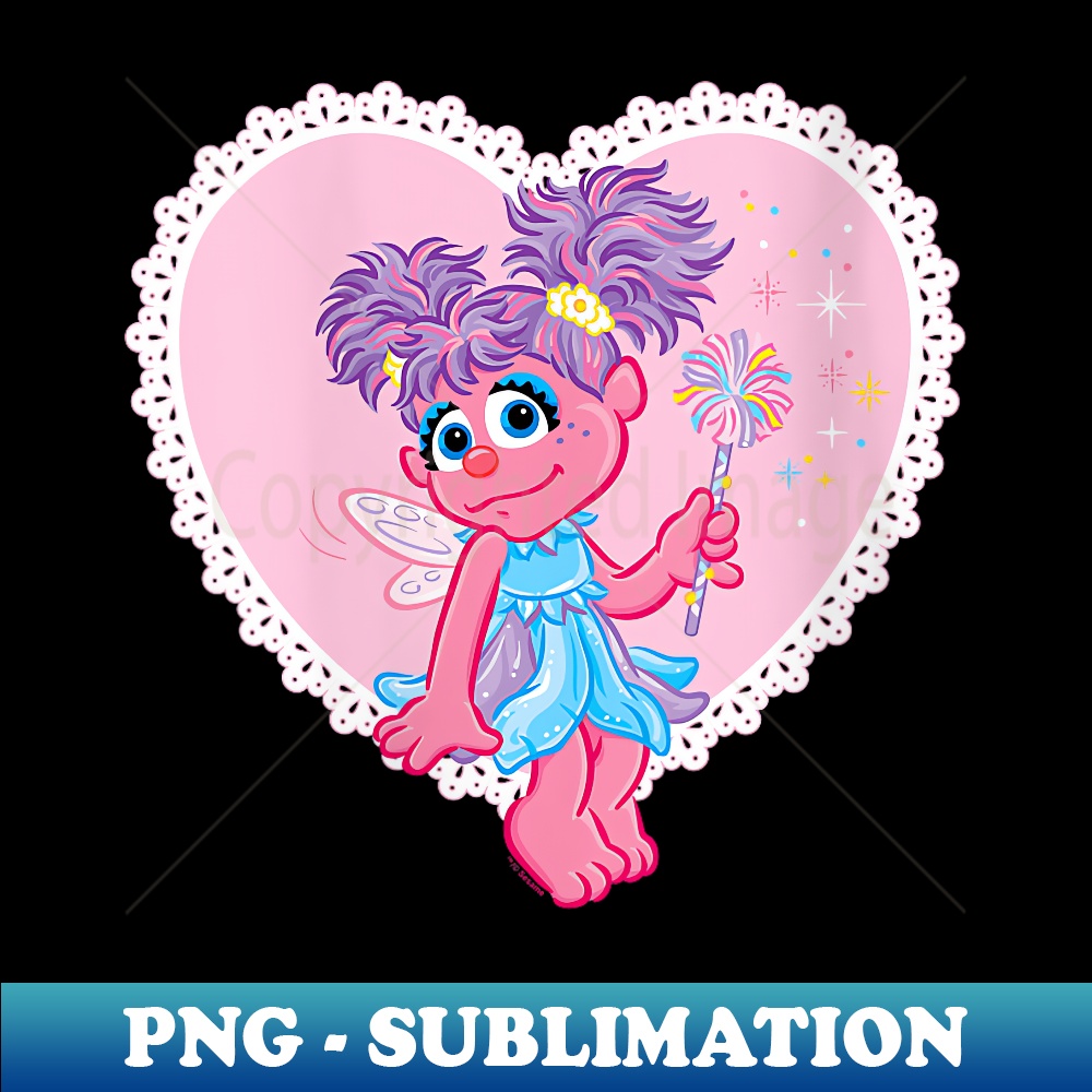 Sesame Street Valentine's Day Heart With Abby Cadabby - Sign | Inspire ...