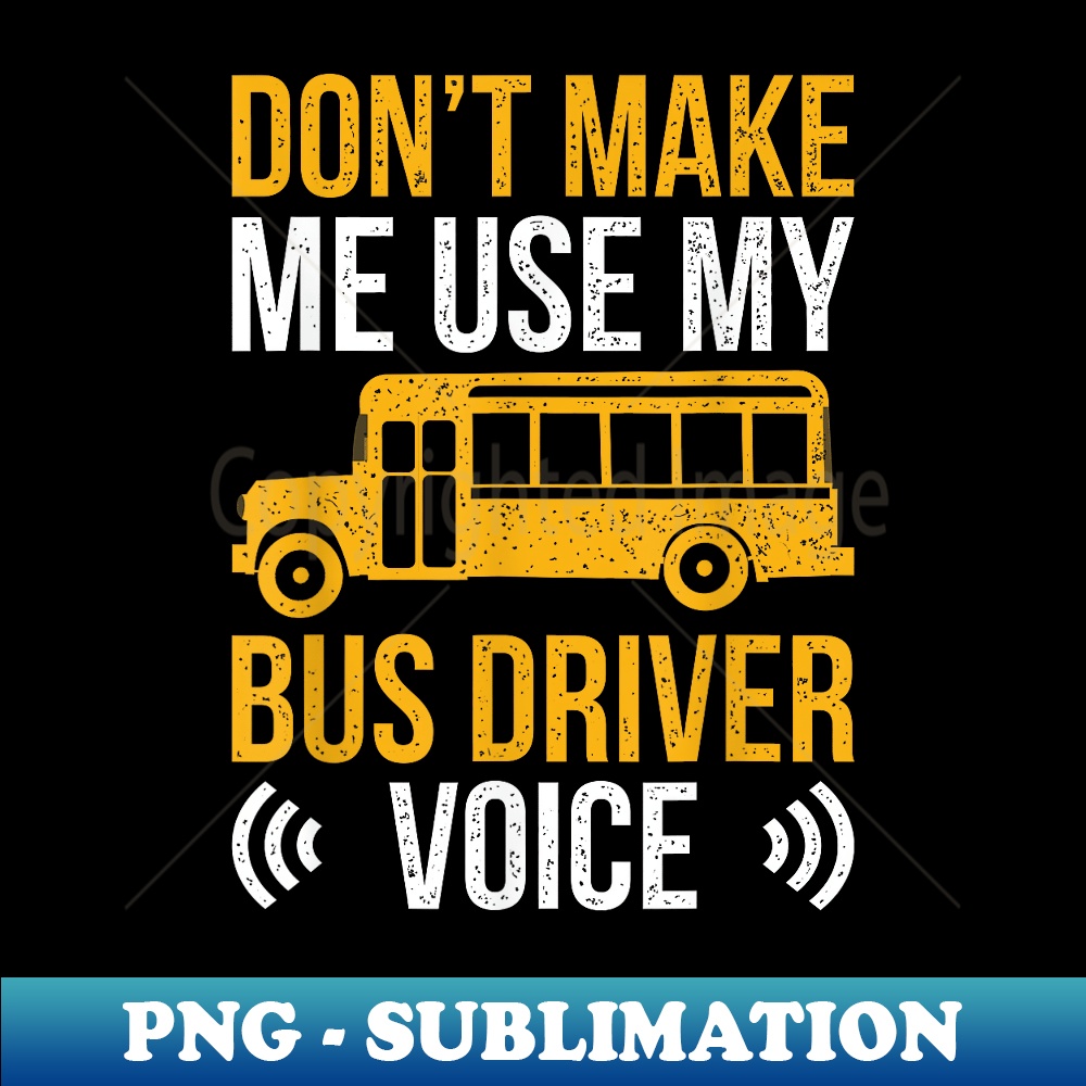 Funny Bus-Driver Voice School Bus Design - Unique Sublimatio | Inspire ...