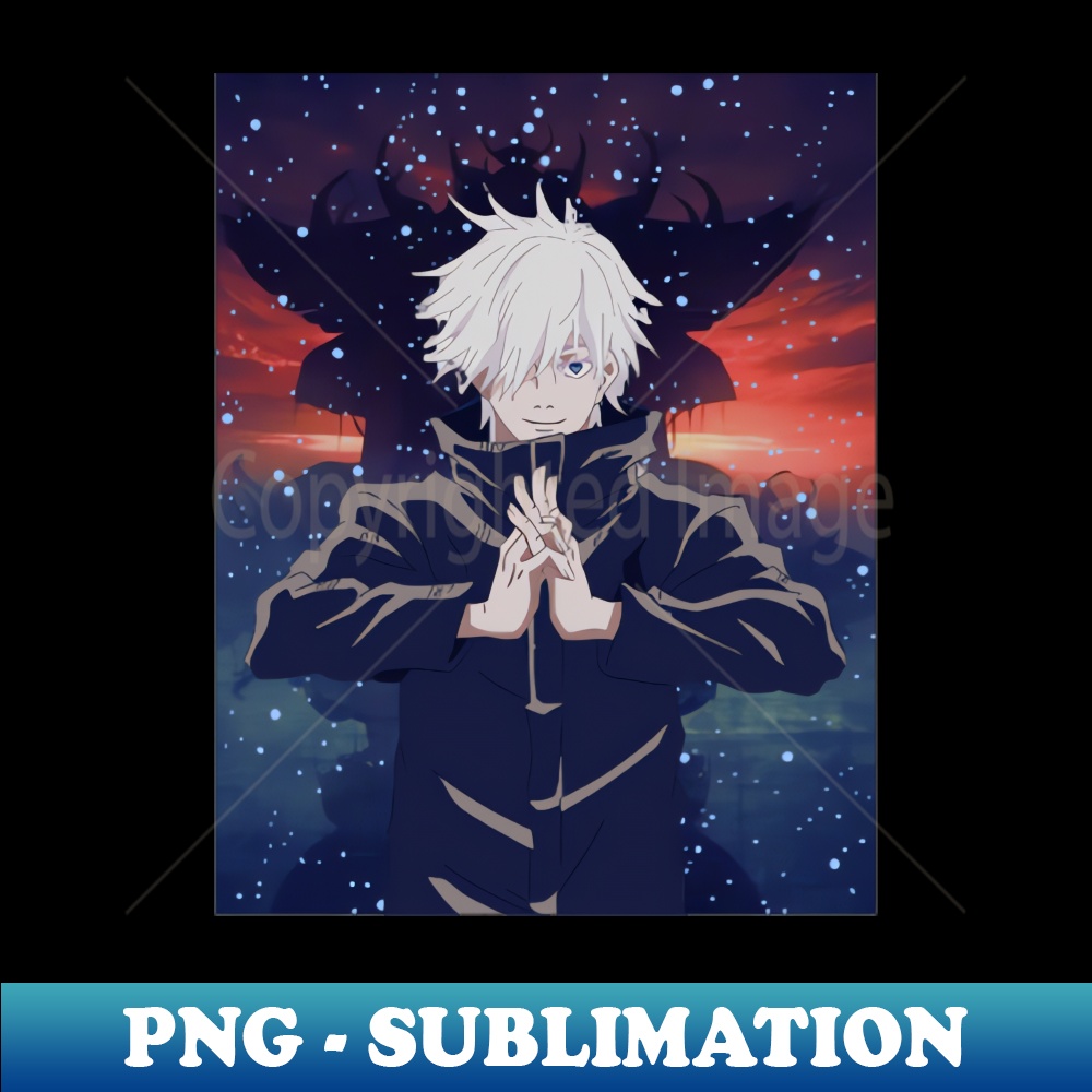 Gojo Domain Expansion - Special Edition Sublimation PNG File | Inspire ...
