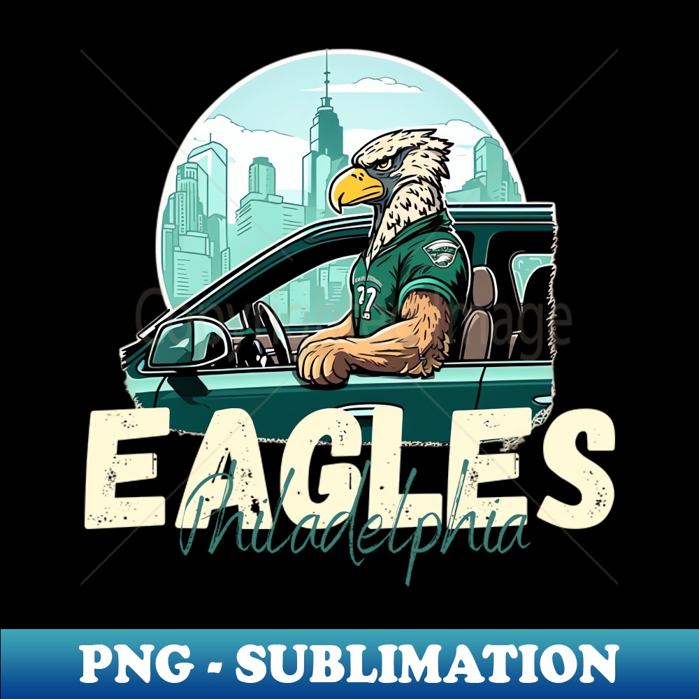 Philadelphia eagles football player graphic design cartoon s | Inspire ...