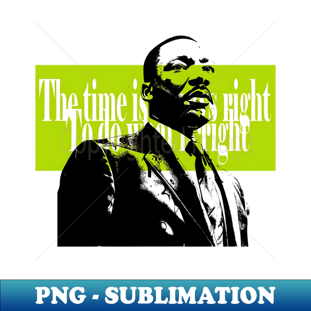 MLK Martin Luther King T-Shirt - PNG Transparent Digital Dow | Inspire ...