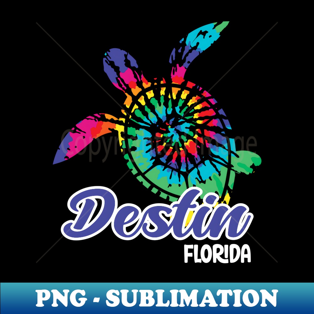 Destin Florida Souvenirs Destin Beach Tie Dye Sea Turtles - | Inspire ...