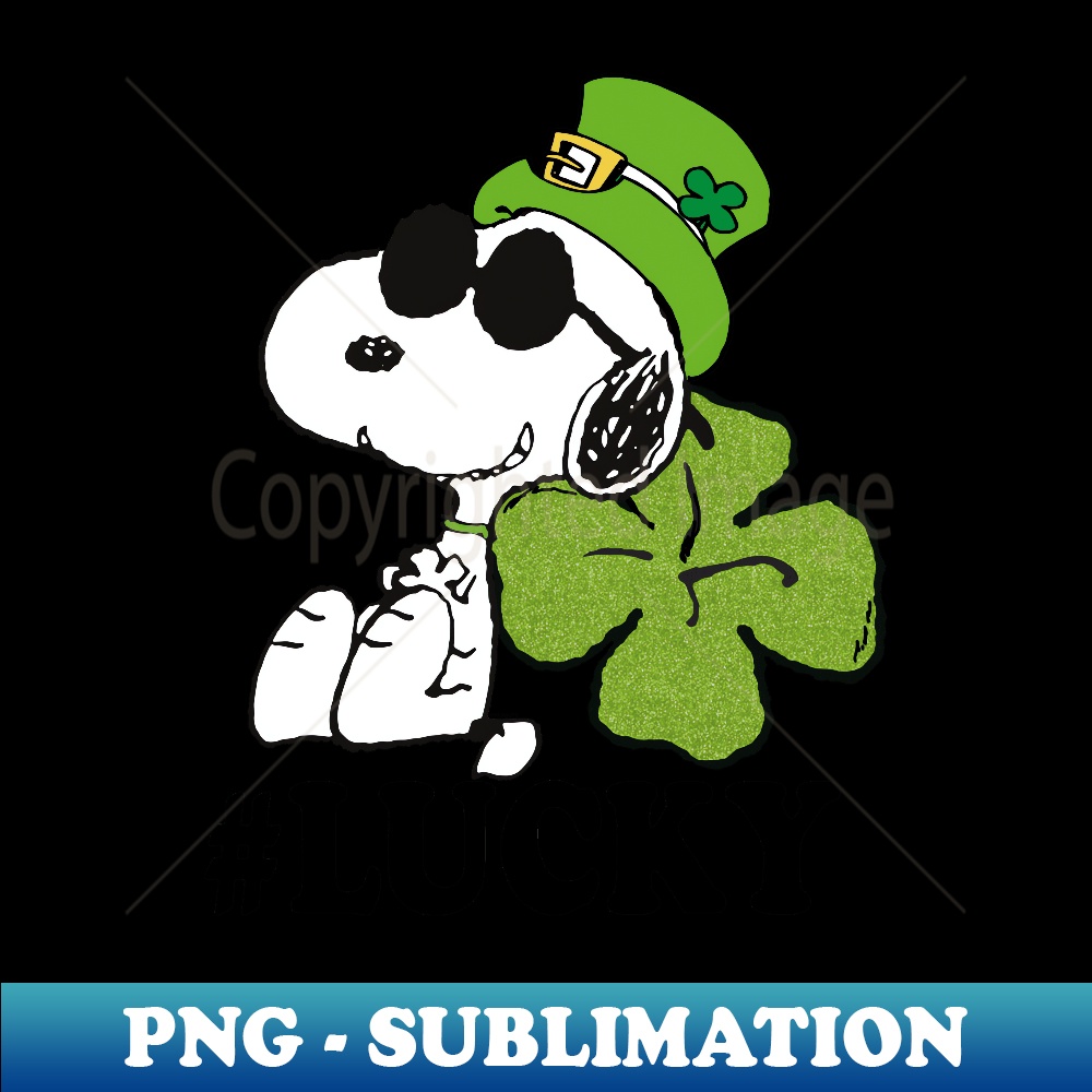 Peanuts St. Patrick's Snoopy Lucky - Aesthetic Sublimation D | Inspire ...
