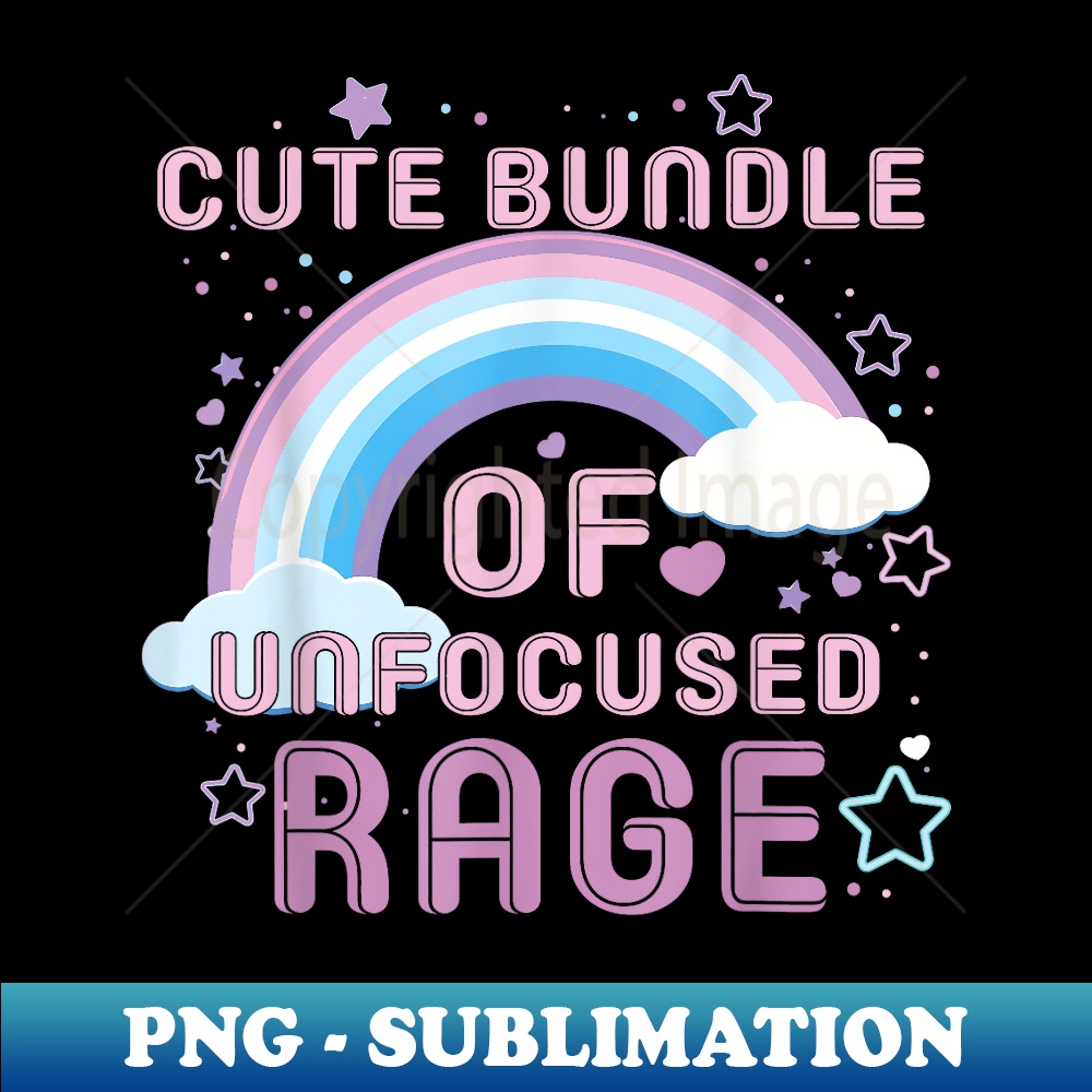 Cute Bundle Of Unfocused Rage Funny Pastel Goth Rainbow - Su | Inspire ...