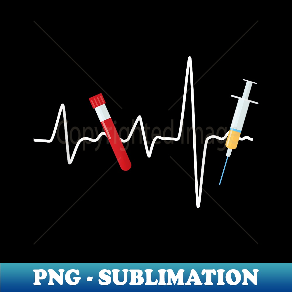 Heart Pulse Phlebotomist Syringe Injection Blood Donor - Sub - Inspire ...