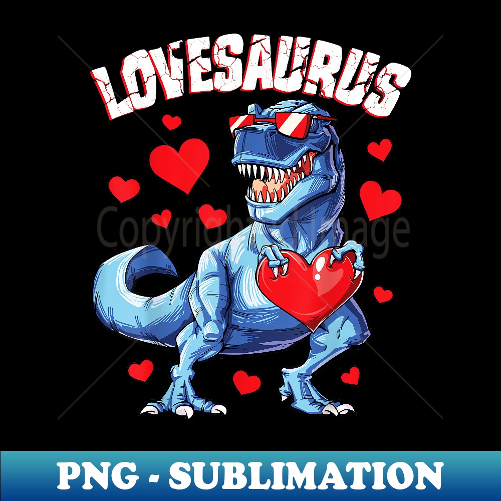 Valentines Day Dinosaur Lovesaurus T rex Boys Men Love Heart | Inspire ...
