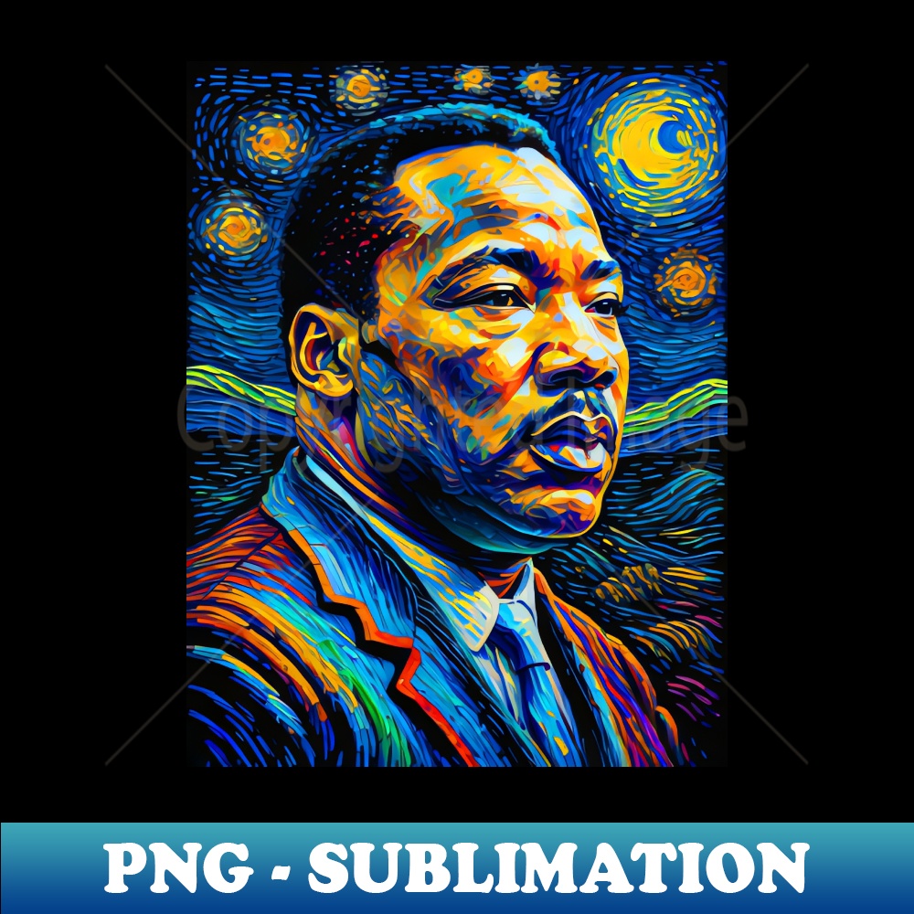 Martin Luther King Jr in starry night - Modern Sublimation P | Inspire ...