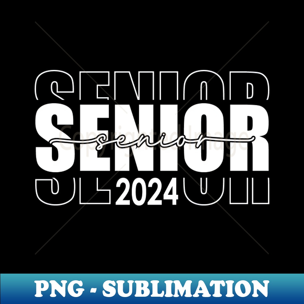 Senior 24 Graduation Class of 2024 Cute Senior 2024 - Unique - Inspire ...
