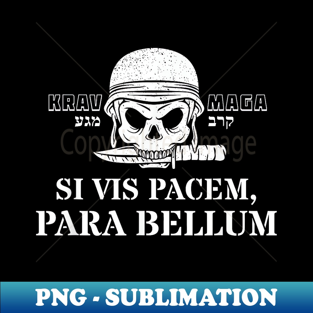 Krav Maga Symbol Army Skull Helmet Si Vis Pacem Para Bellum | Inspire ...