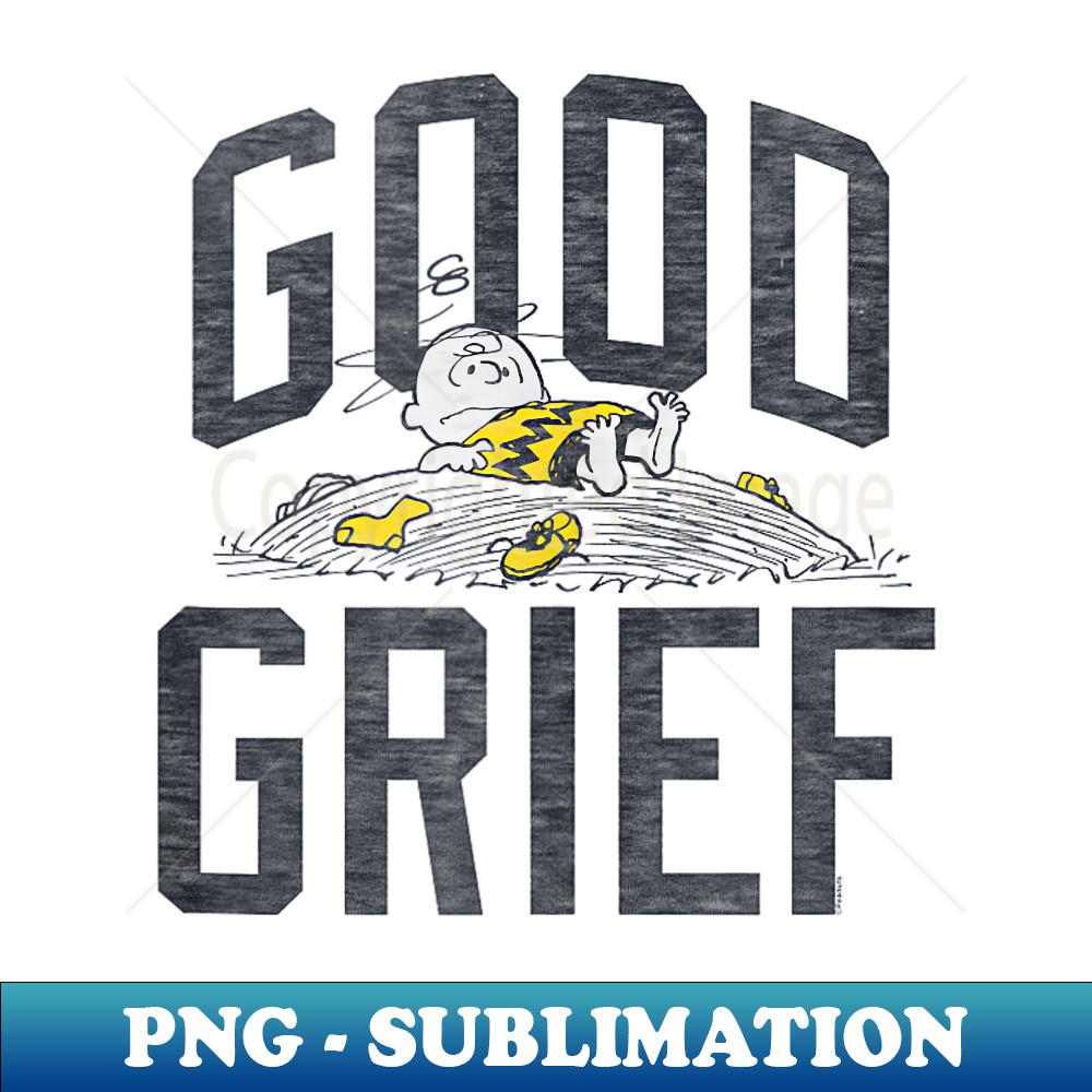 Peanuts Charlie Brown Good Grief - PNG Sublimation Digital D - Inspire ...