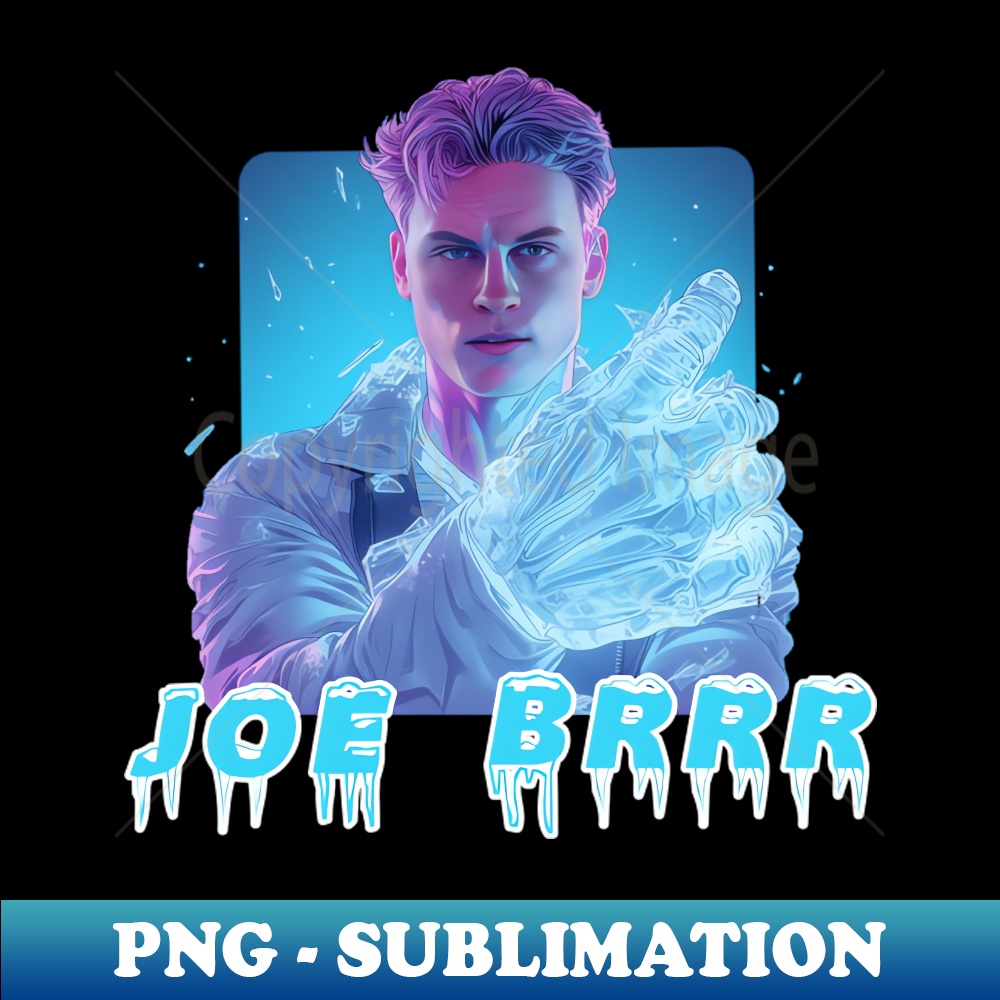 Joe Burrow Joe Cool Joe Brrr - High-Resolution PNG Sublimati | Inspire ...