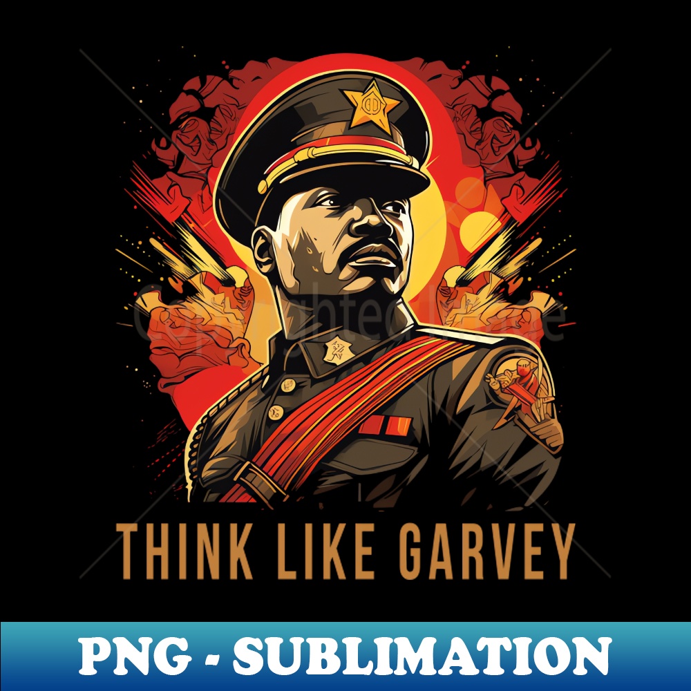 Think Like Garvey Marcus Garvey - Vintage Sublimation PNG Do | Inspire ...