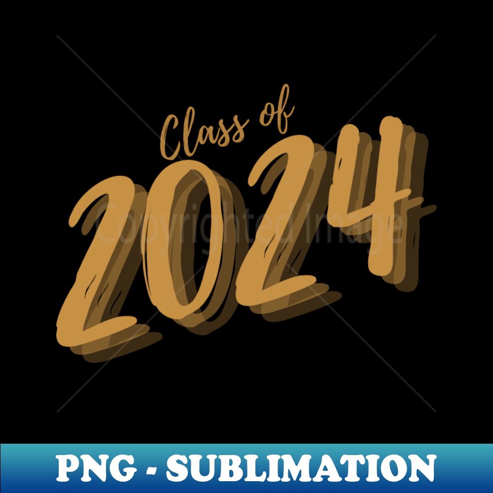 Class Of 2024 Simple Typography 2024 Design for Class Of Gra - Inspire ...