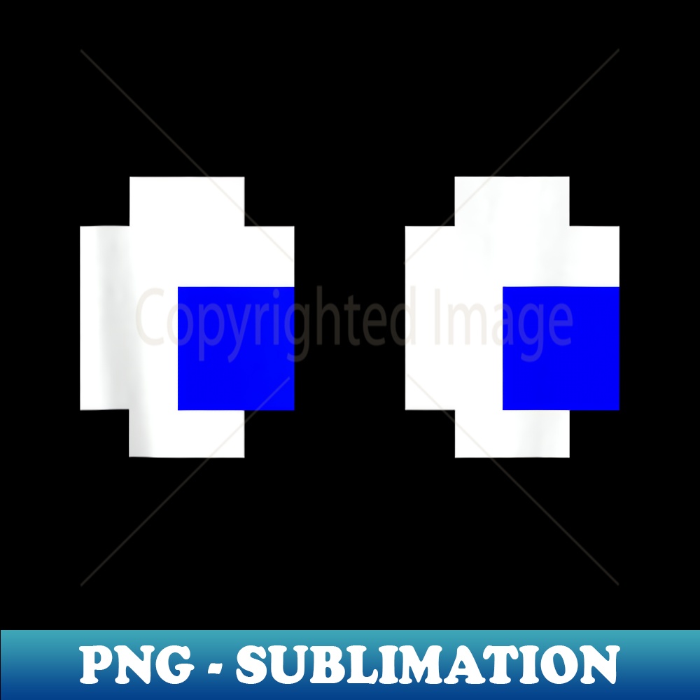 Ghost Eyes Pixel Arcade Video Game 8-bit Matching Costume - | Inspire ...