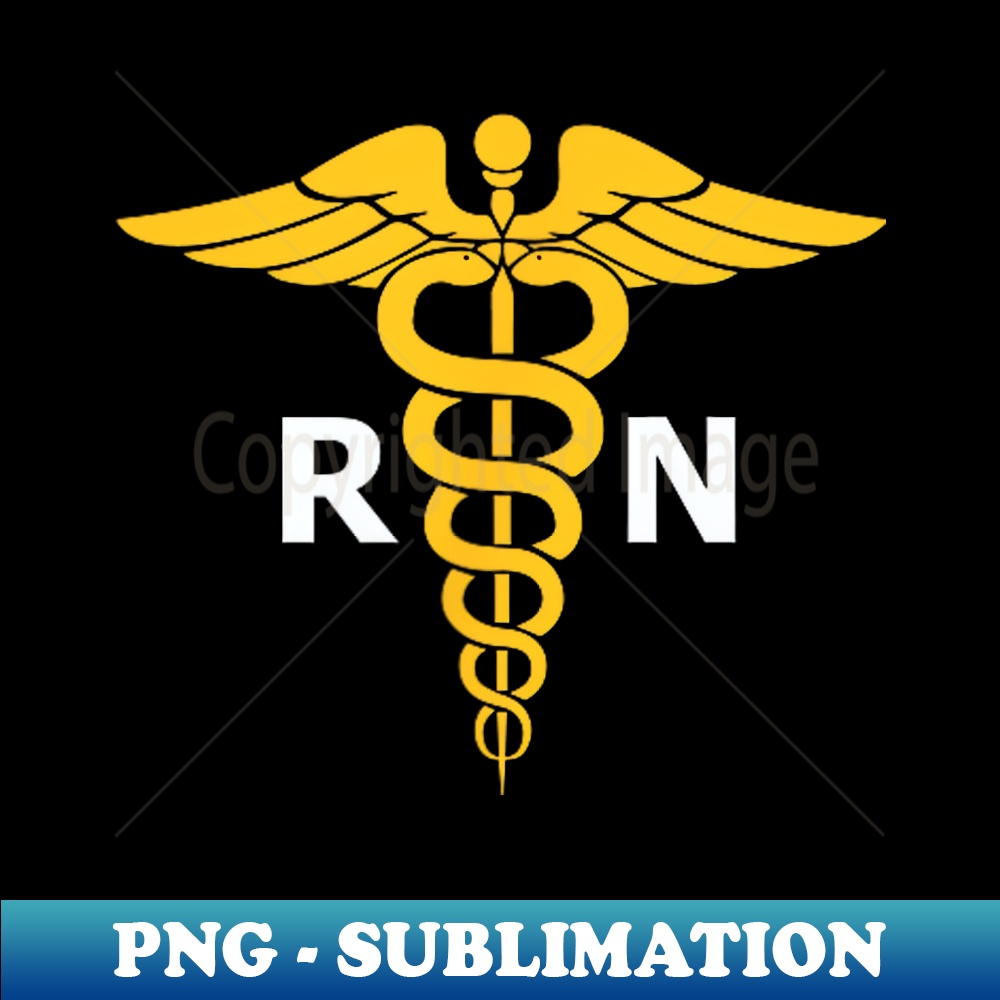 Registered Nurse Caduceus Medical Symbol Nursing Logo - Deco | Inspire ...