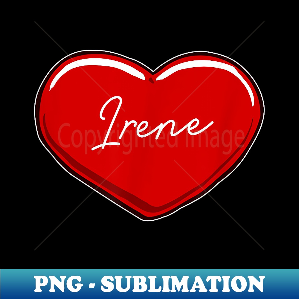 Hand Drawn Heart Irene - First Name Hearts I Love Irene - Cr | Inspire ...