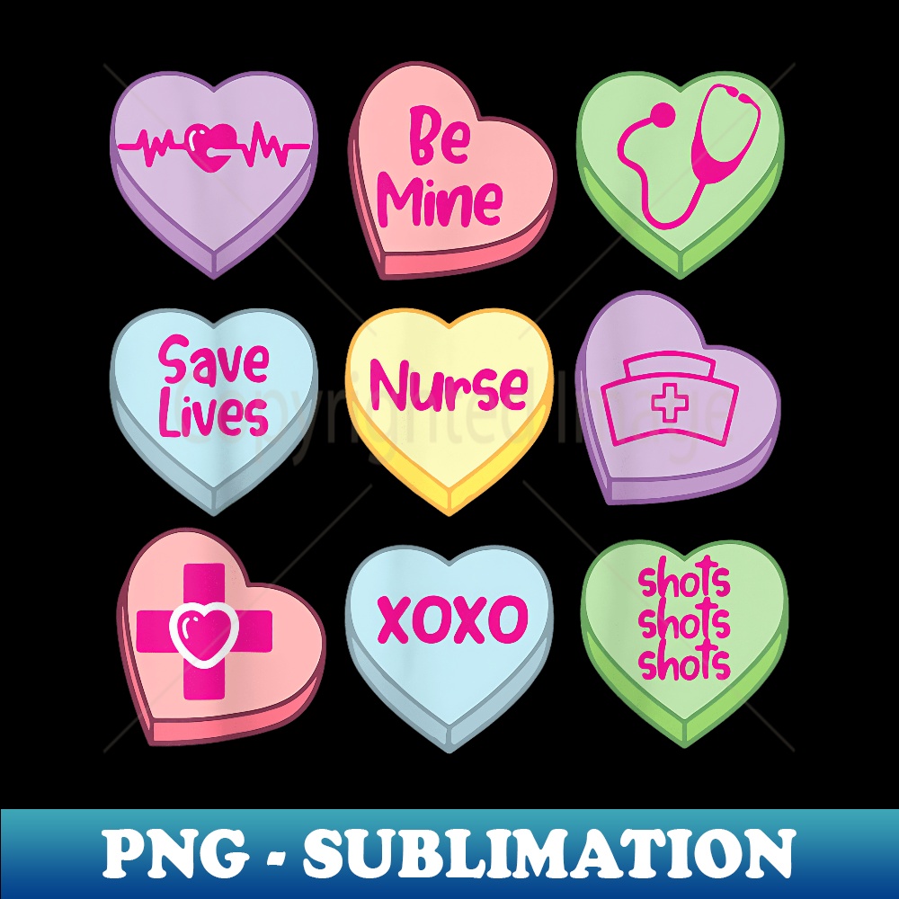 Funny Nurse Conversation Hearts Valentines Day Kid - Elegant | Inspire ...