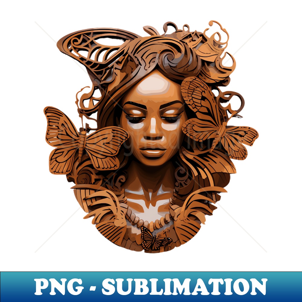 Wooden Carving of a Braided African Woman - Stylish Sublimat | Inspire ...