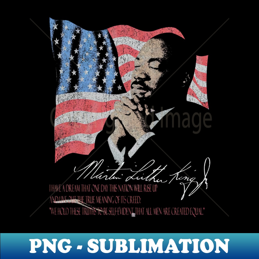 Martin Luther King Jr - Professional Sublimation Digital Dow | Inspire ...