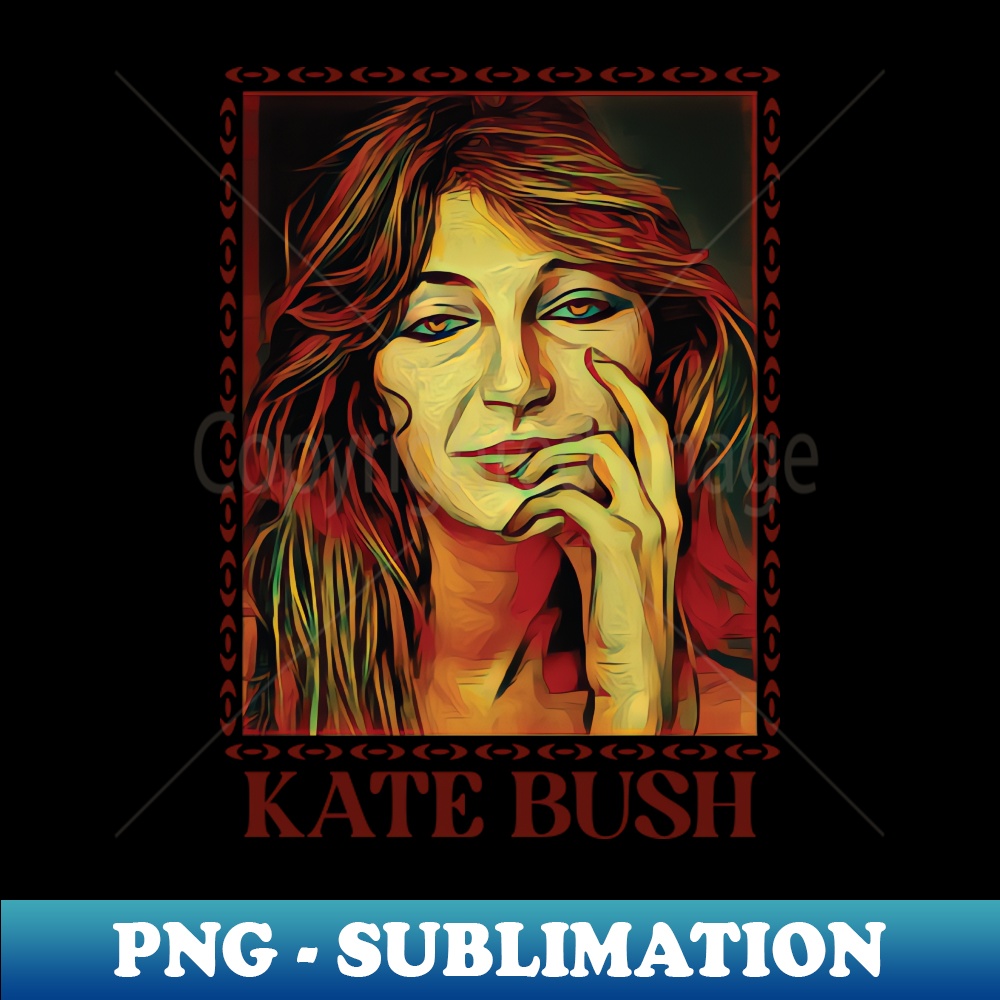 Kate Bush Retro Aesthetic Fan Art Design - Trendy Sublimati | Inspire ...