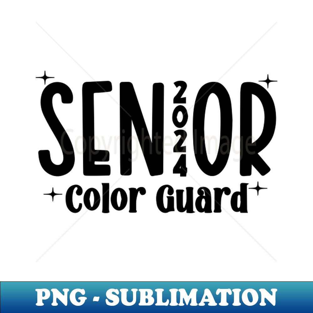 Senior Color Guard 2024 - Signature Sublimation PNG File - V - Inspire ...