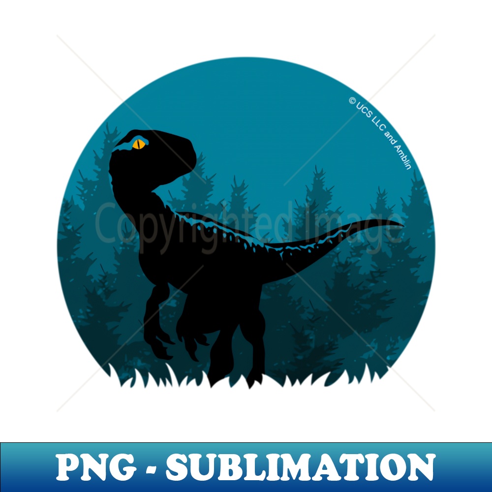 Blue Raptor Jurassic World - Vintage Sublimation PNG Downloa | Inspire ...