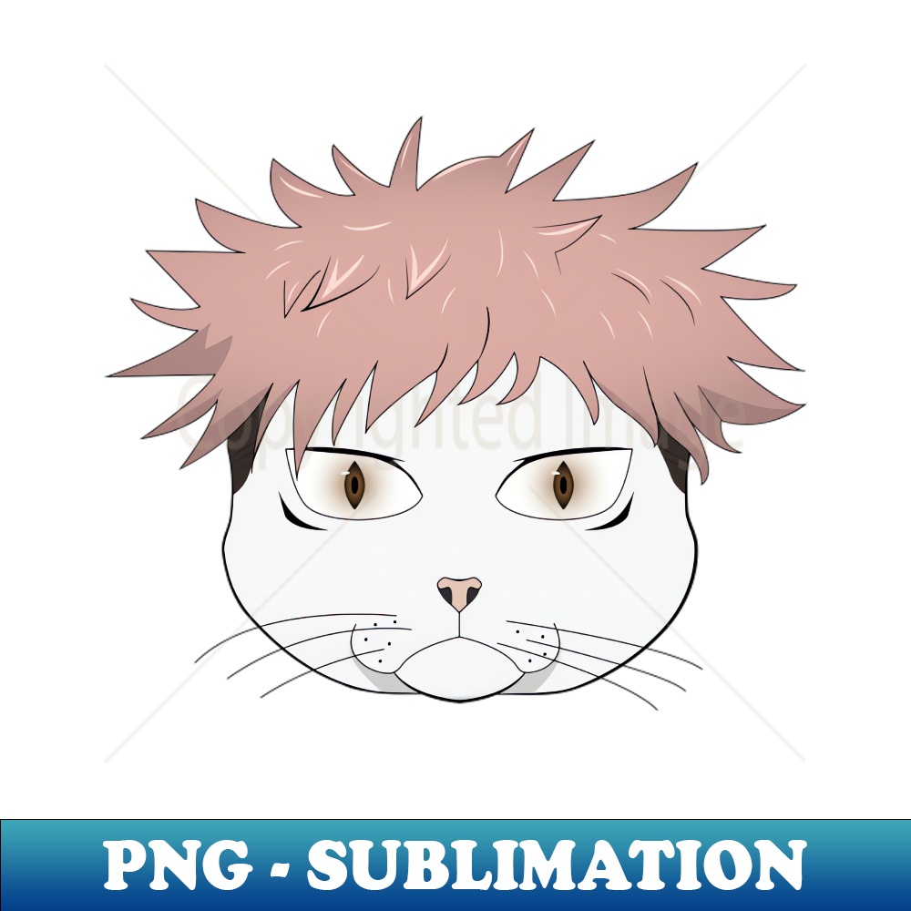 Yuji Itadori Cat - Exclusive PNG Sublimation Download - Defy | Inspire ...