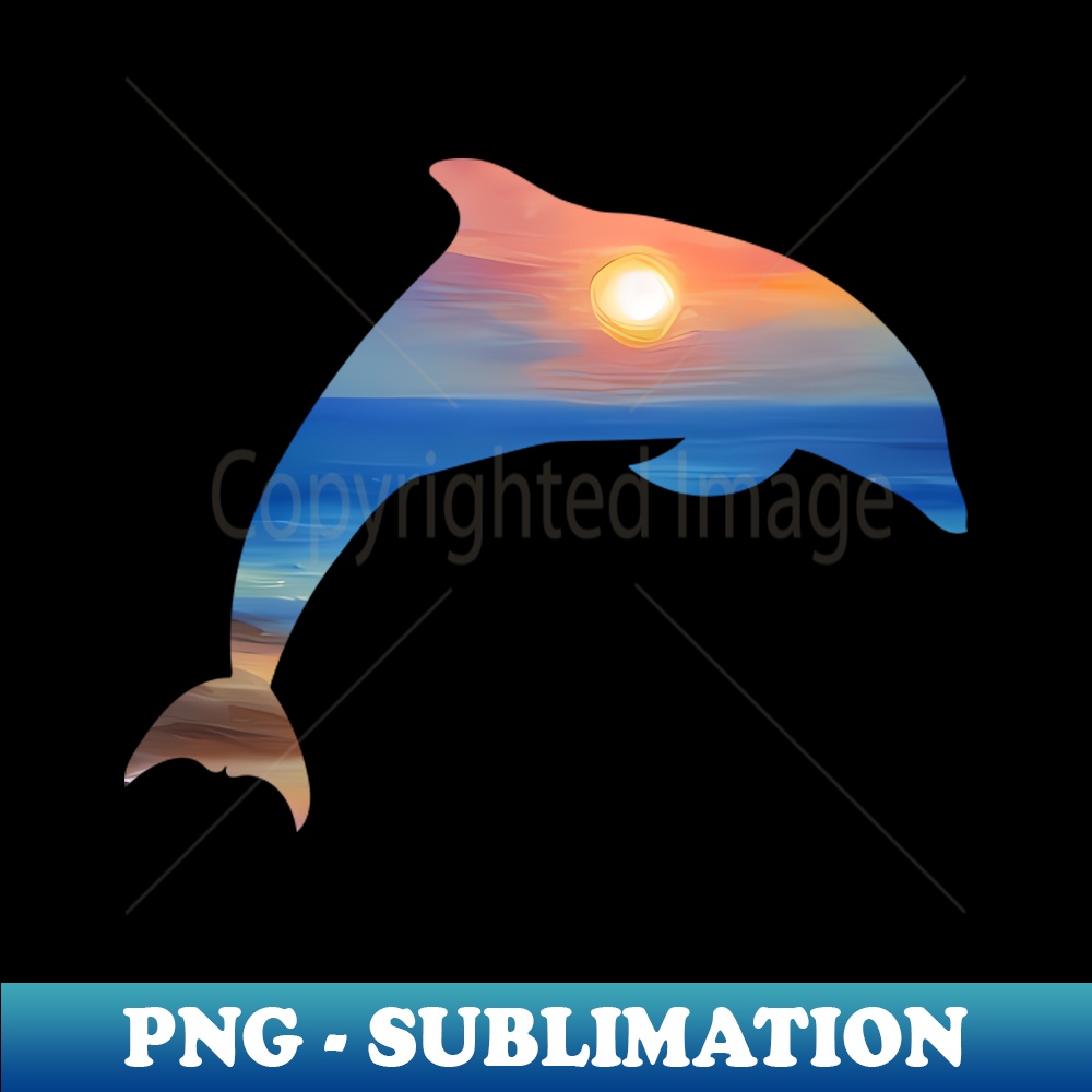 Dolphin sunrise - High-Quality PNG Sublimation Download - Tr - Inspire ...