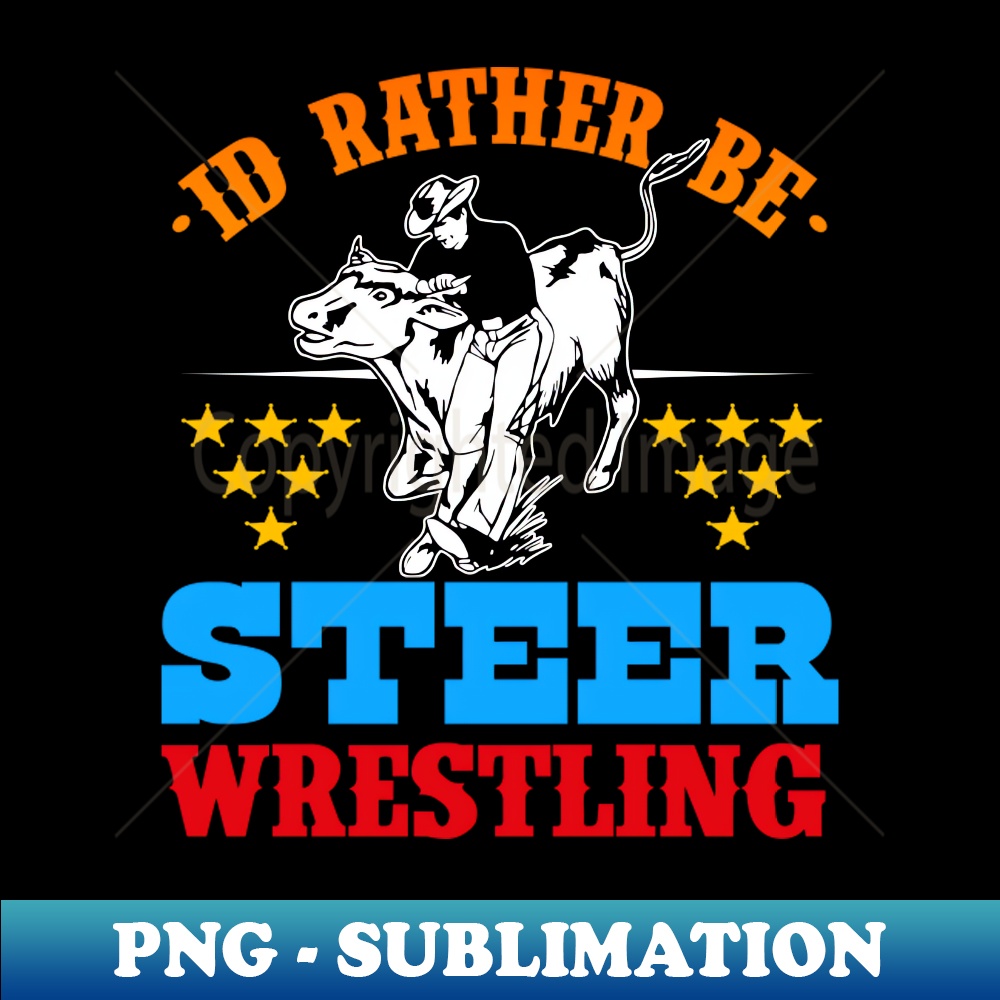 Rodeo Cowboy Steer Wrestler Bulldogger - Signature Sublimati | Inspire ...