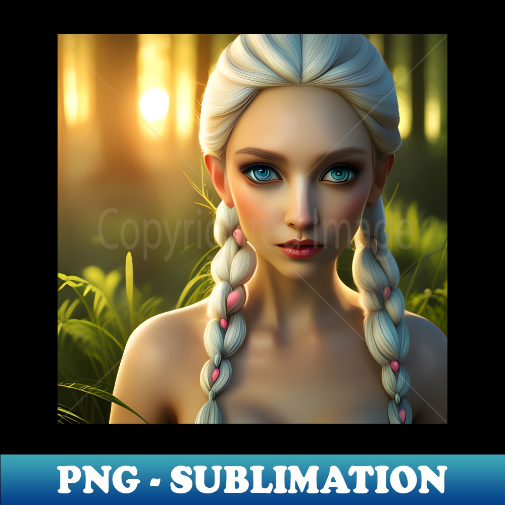 Woodland Fairy Closeup - Exclusive PNG Sublimation Download | Inspire Uplift