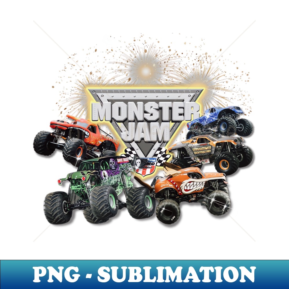 Monster jam - Stylish Sublimation Digital Download - Bold & | Inspire ...