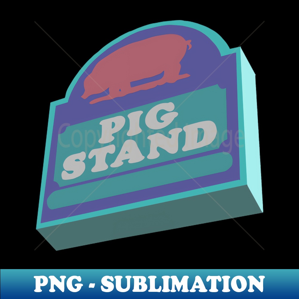 Pig Stand Sign - Trendy Sublimation Digital Download - Revol | Inspire ...