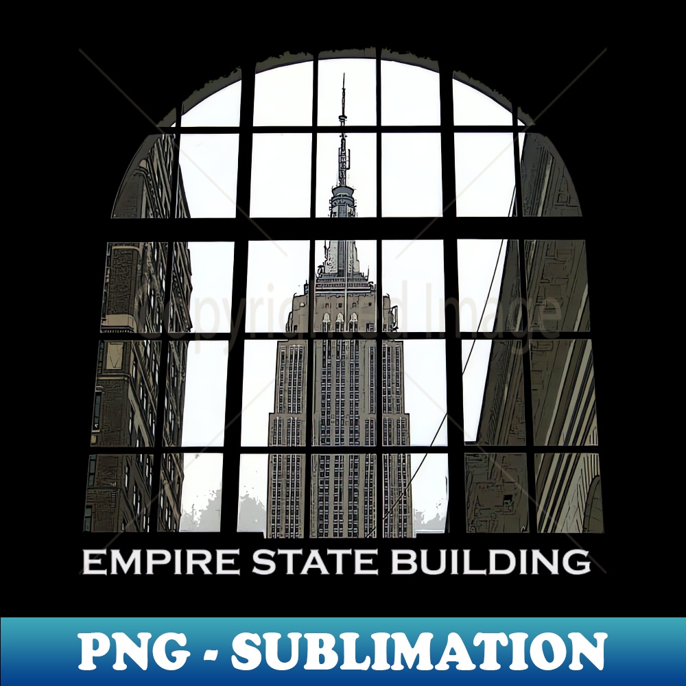 Empire State Building from NYPL - Premium PNG Sublimation Fi | Inspire ...