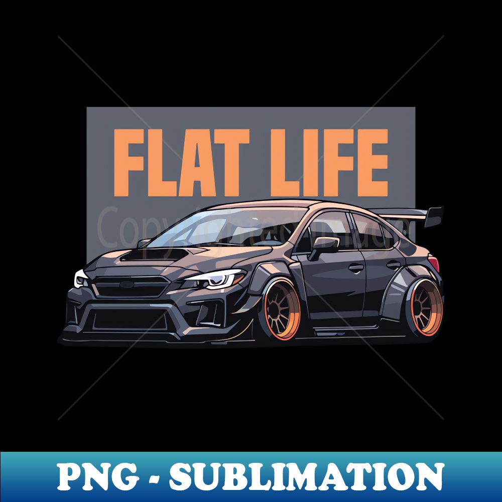 Flat Engine Subie Raptor Eye JDM Car - PNG Transparent Subli | Inspire ...