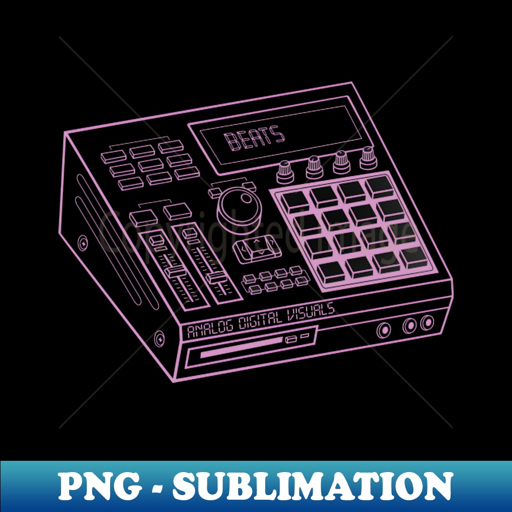 Beat Maker Pastel Violet Lines Analog Music - PNG Transpare | Inspire ...