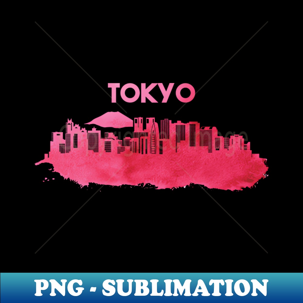 Tokyo skyline - PNG Transparent Sublimation Design - Transfo | Inspire ...