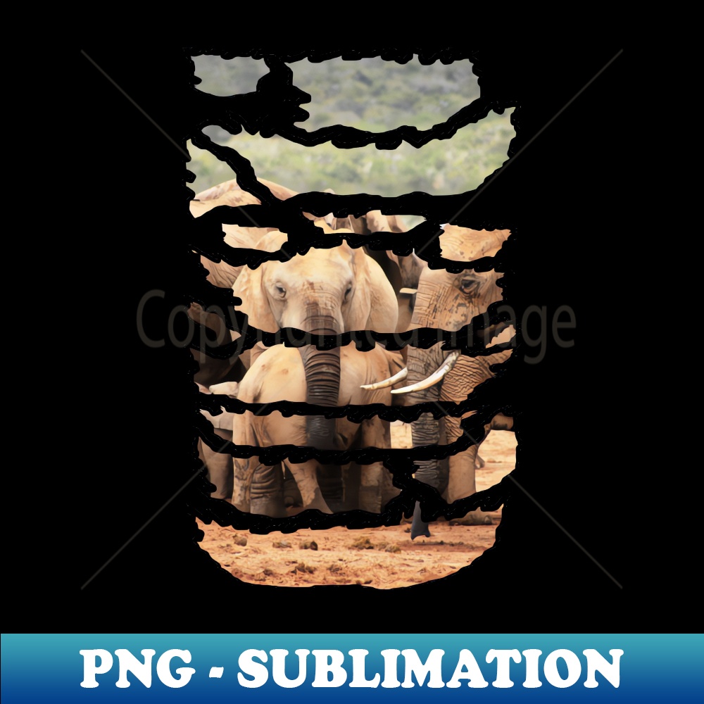 Wildlife Ripped Elephant Bodyguard - PNG Transparent Sublima - Inspire ...