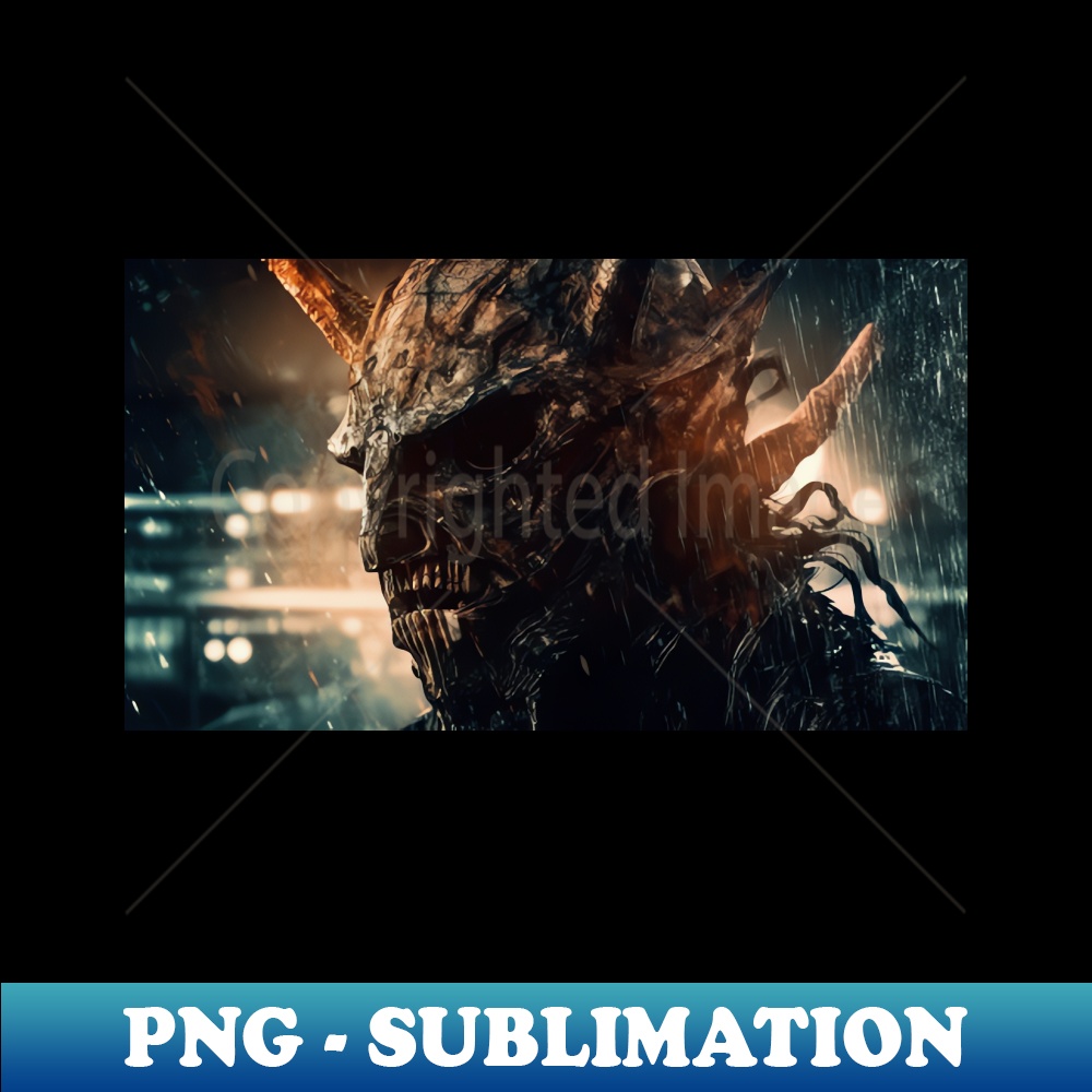 Horned demon monster profile for business headshot medium sh - Inspire ...